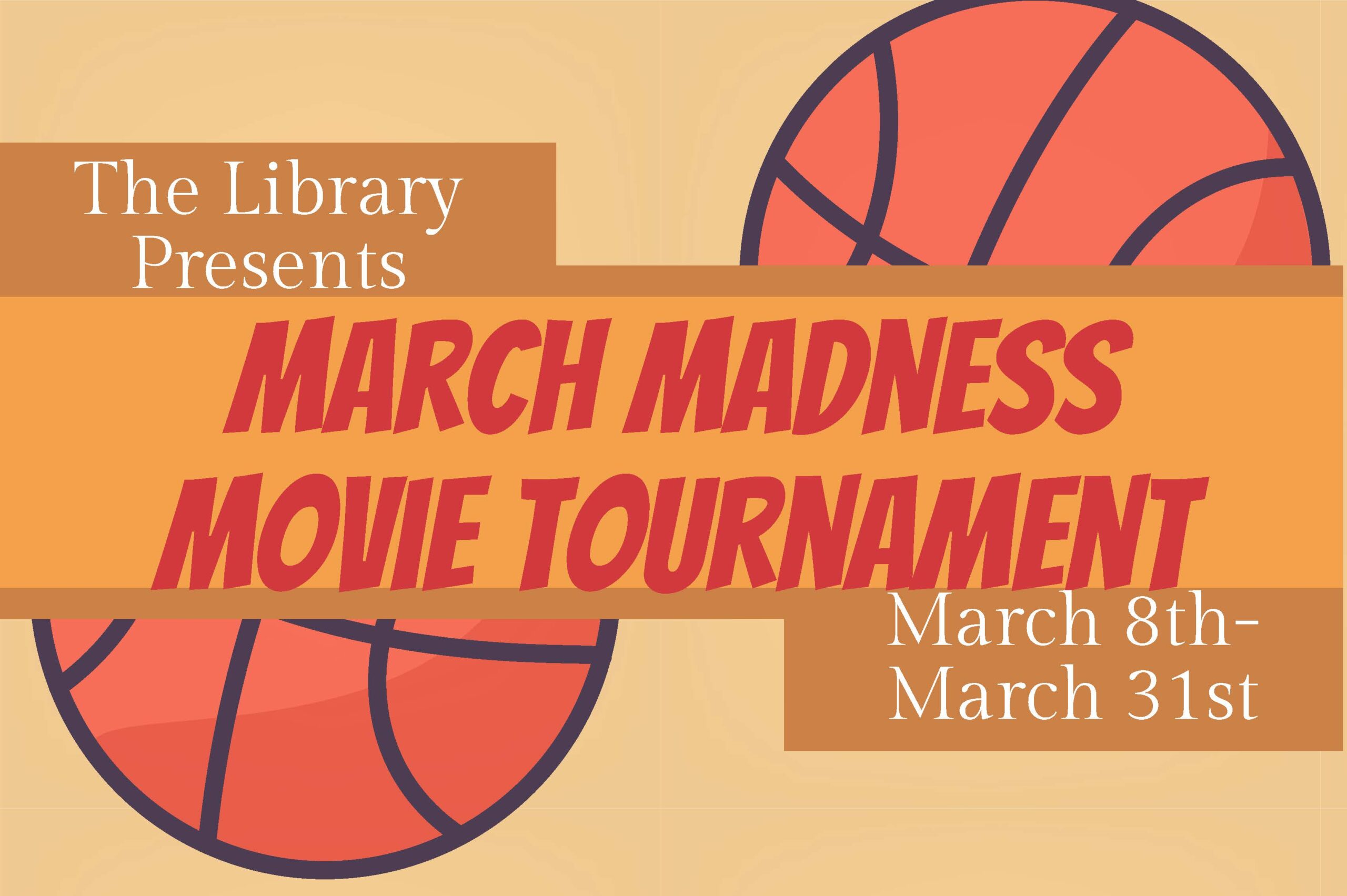 March Madness MOVIE vs. BOOK Tournament! - Library