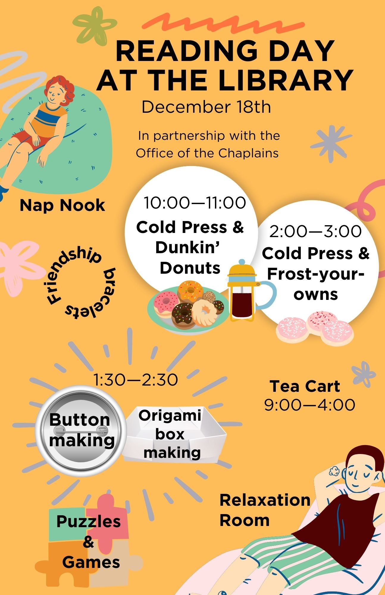 Reading Day: Recharge @ the Library! - Library